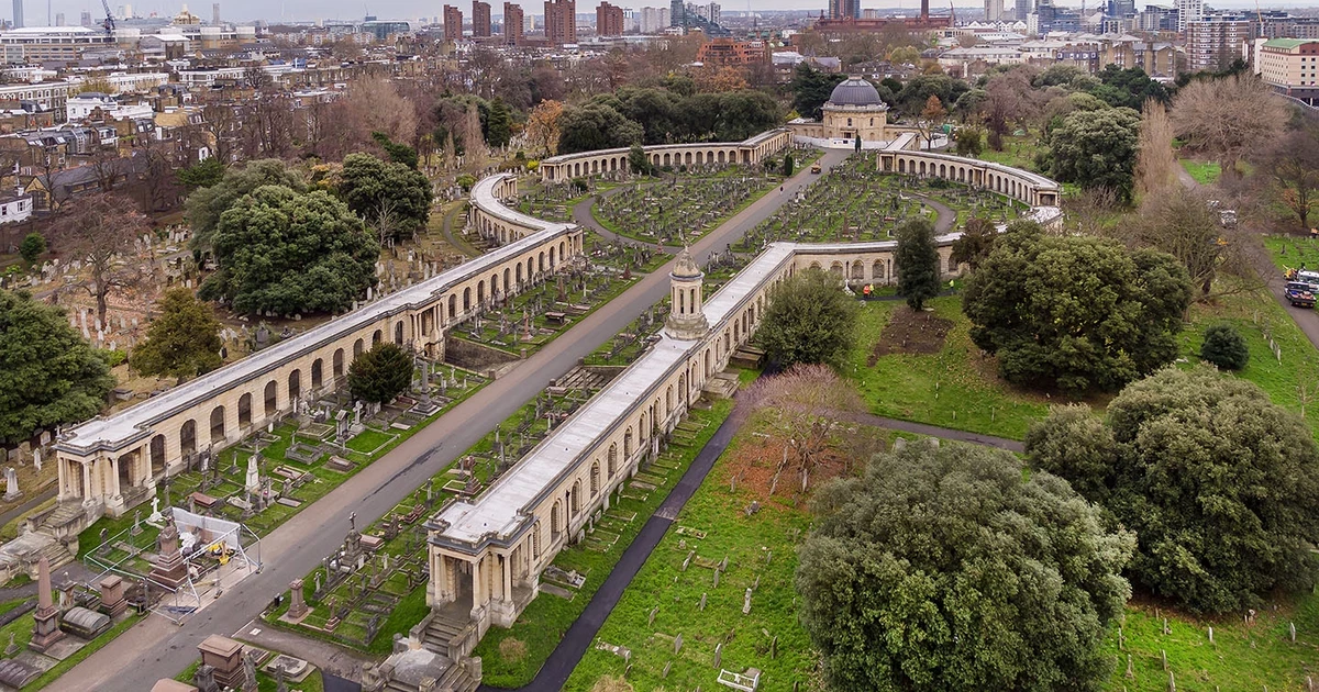 The Map of Brompton Cemetery | The Royal Parks